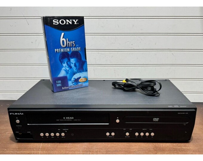 FUNAI DV220FX4 Vcr Recorder VHS/DVD Combo Player (no Remote) Tested - Etsy