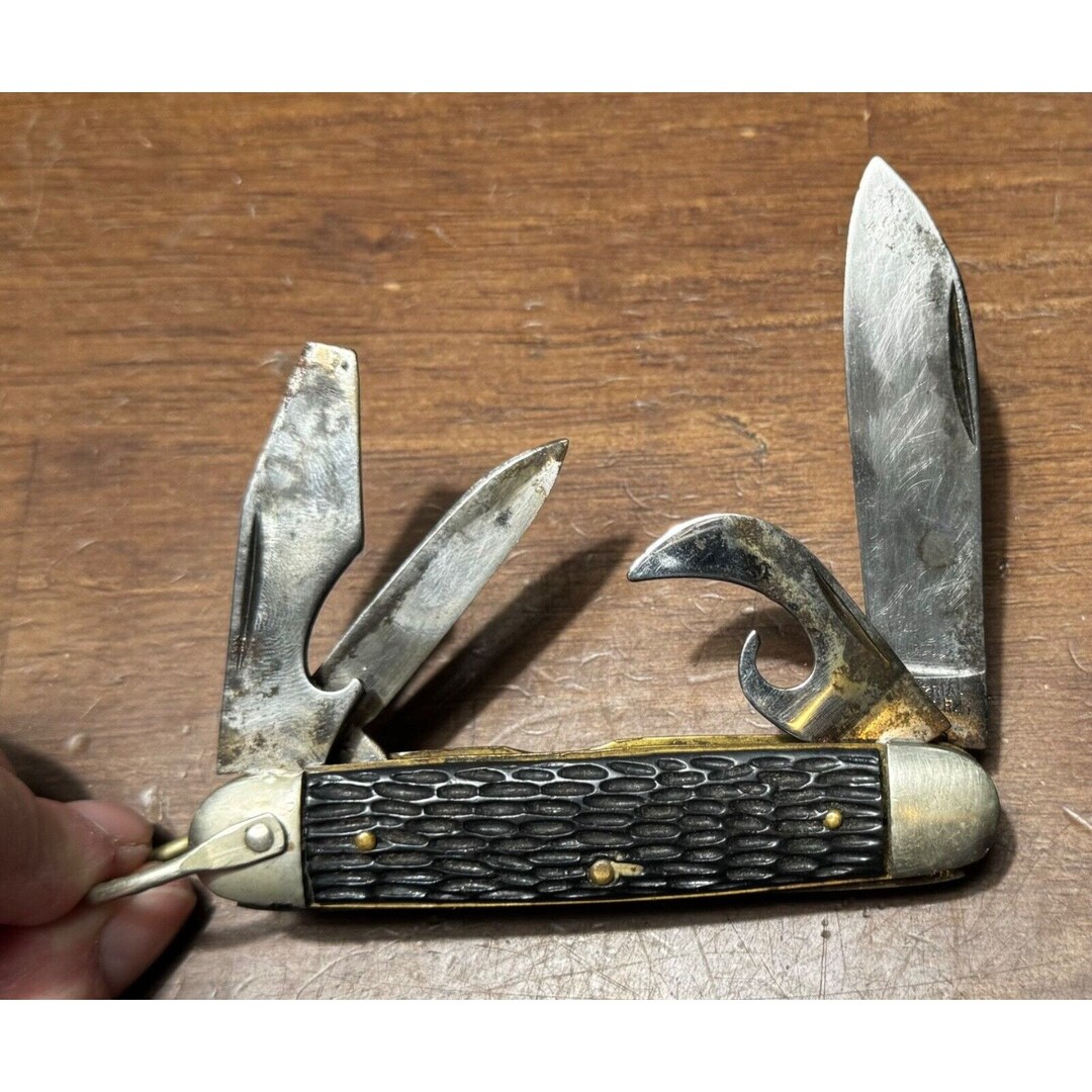 Imperial Prov 4 Blade Pocket Knife Multi Tool PROV RI USA - Etsy