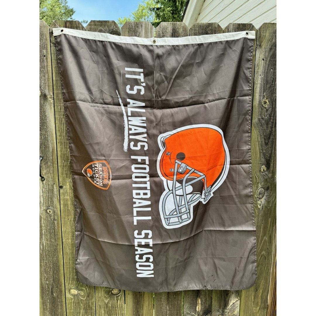 CLEVELAND BROWNS Season Ticket Holder Always Football Season Banner ...
