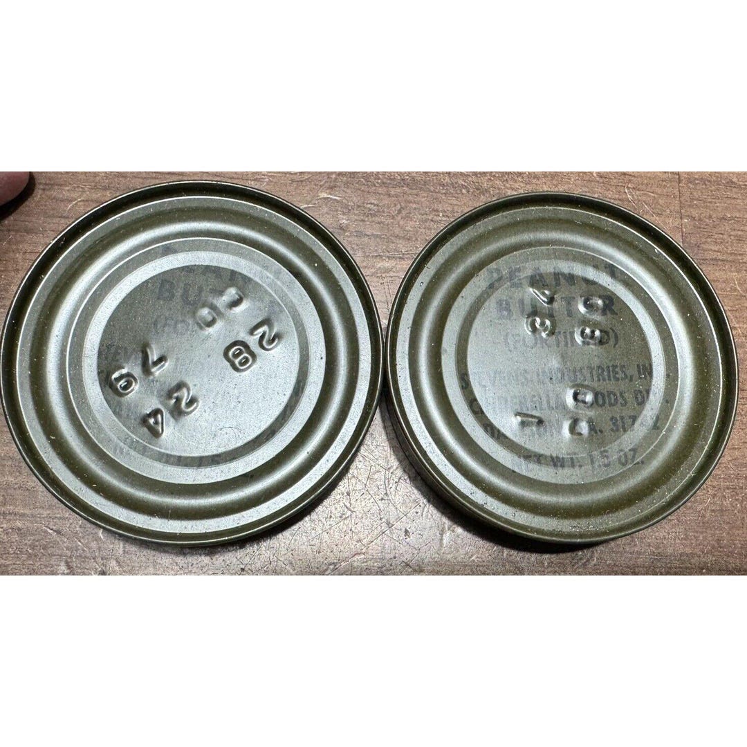 2 Vintage Vietnam Era Unopened Combat C Rations Peanut Butter STEVENS Industries - Etsy