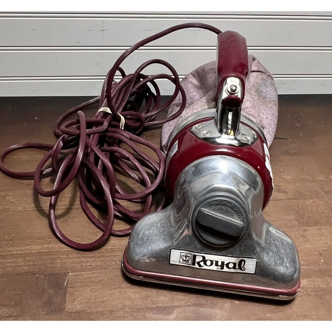 Royal 5000 Hand Held Vintage Vacuum Burgundy Tested - Etsy