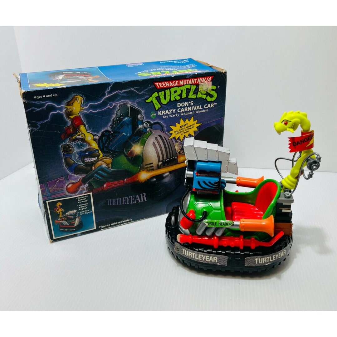 TMNT Dons Krazy Carnival Car Complete 1991 Teenage Mutant Ninja Turtles ...