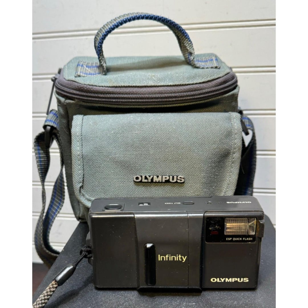 Olympus Infinity AF-1 35mm 2.8 Zuiko Lens Point Shoot Film Camera W/new ...