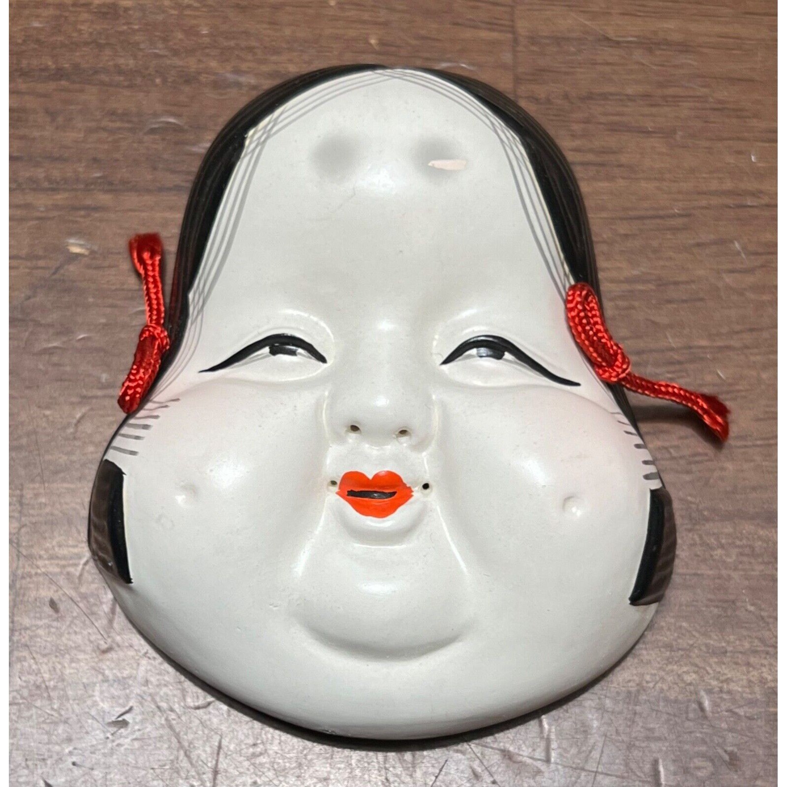 Vintage Japanese Mask Kabuki Old Lady Small Wall Hanger Decor - Etsy