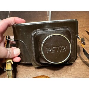 Vtg Kuribayashi Petri 35 Color Corrected Super 2.8 35mm Camera W/ Leather Case great Gift Idea ...