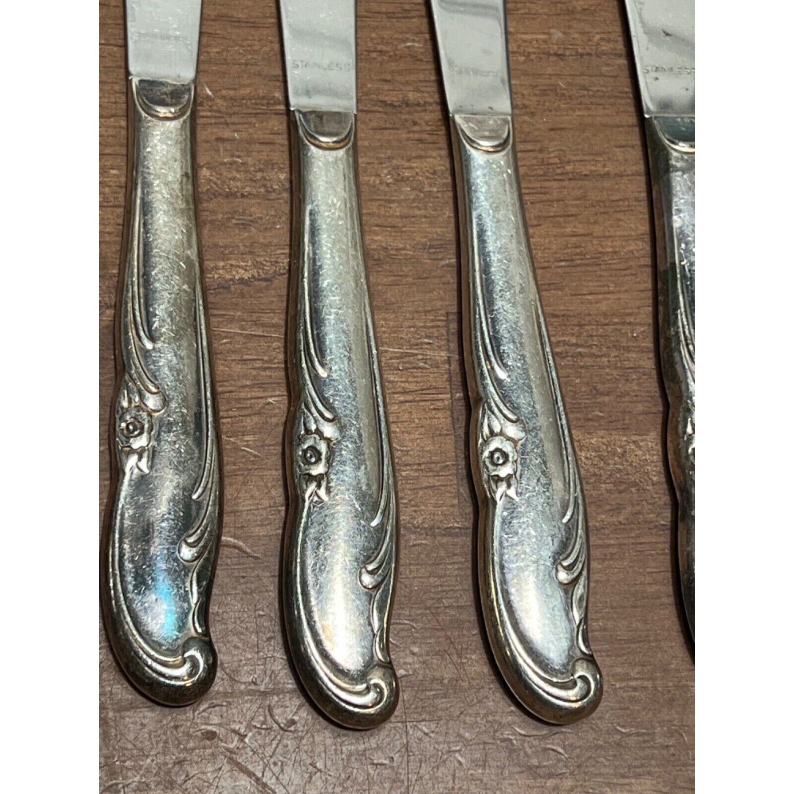 Vintage Wm Rogers Mfg Co Extra Plate 12 Knives Allure Teatime - Etsy