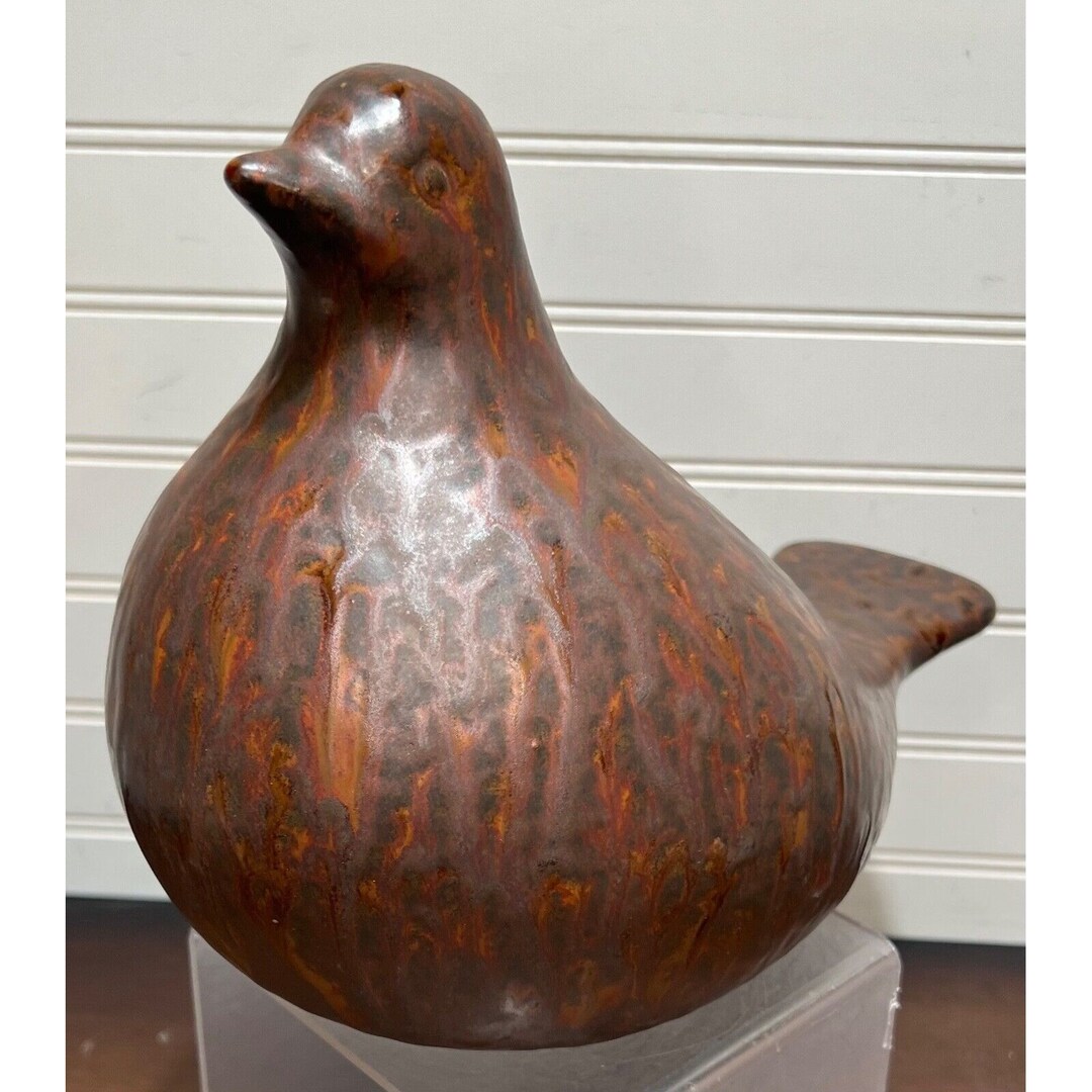 Vintage Pottery Quail/partridge Ceramic Statue Figurine great Gift Idea ...