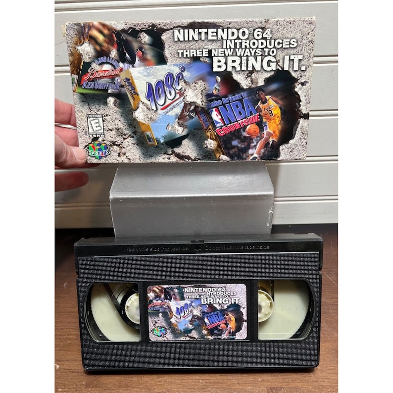 NINTENDO 64 Promo VHS Introduces Three New Ways to Bring It Kobe Bryant ...