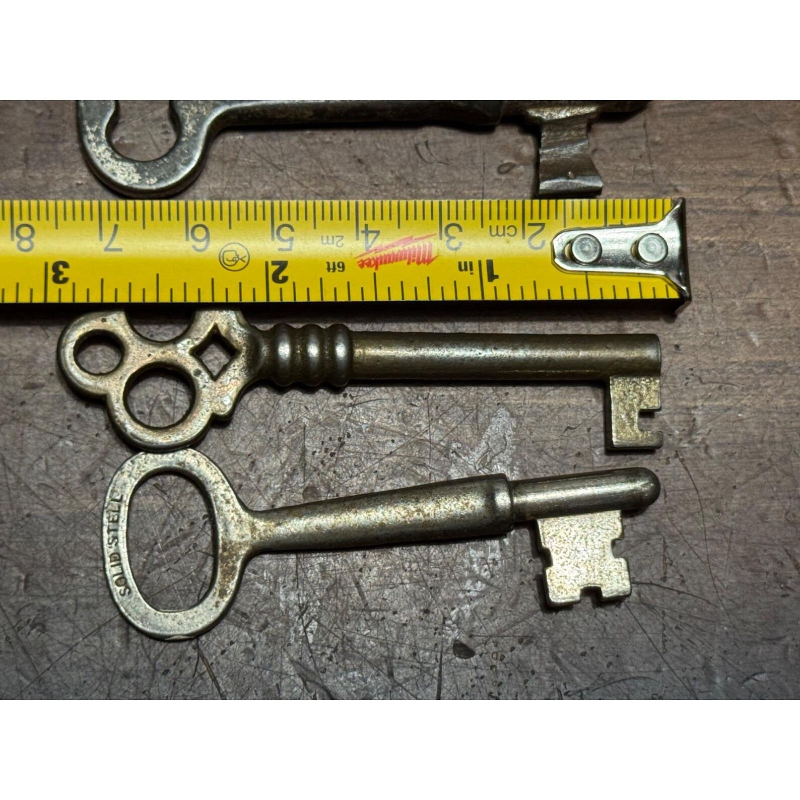 Antique Lot of 7 Skeleton Keys Including Jail House Key - Etsy