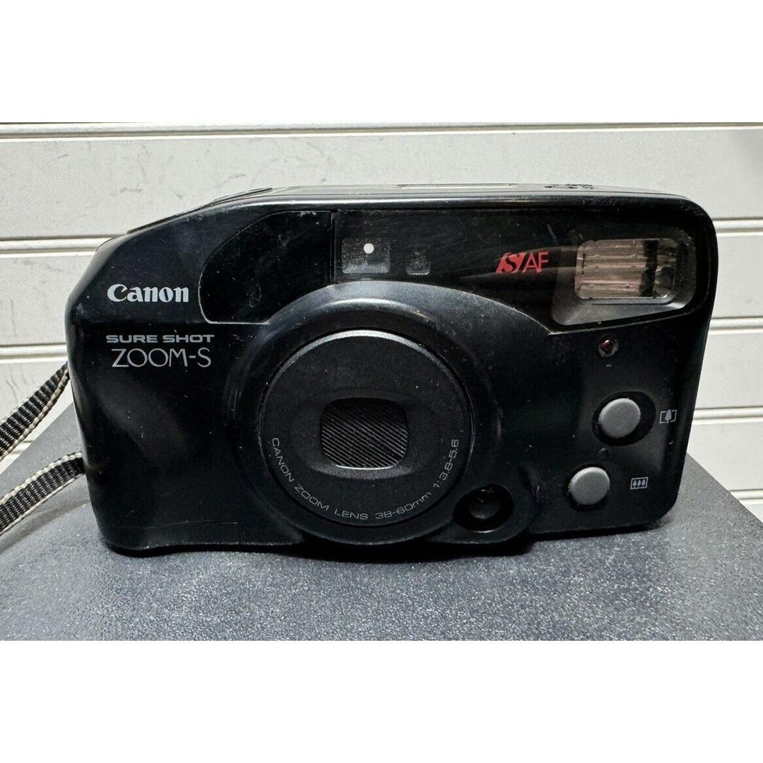 Canon Sure Shot Zoom S SAF 35mm Point & Shoot Camera W/ New Battery ...