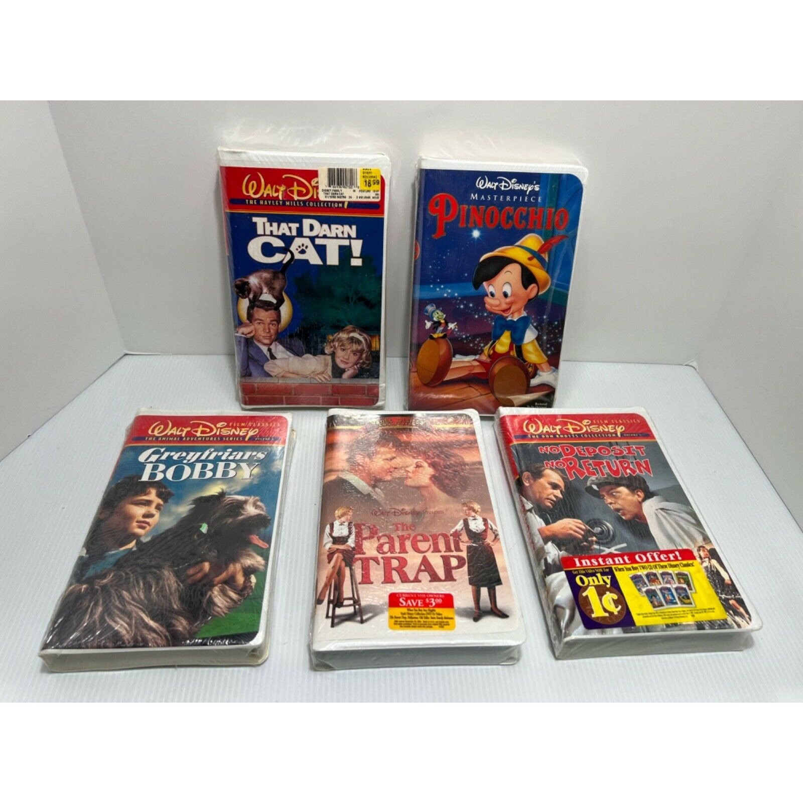 New Disney Factory Sealed Lot 5 VHS Movies That Darn Cat - Etsy