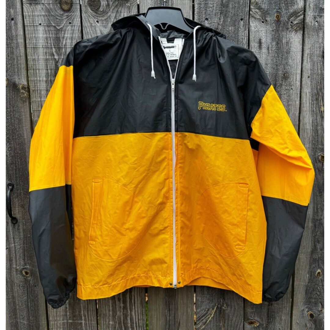 Vtg 1993 Pittsburgh Pirates MLB Rain Jacket Rainmate III Seven Sons ...