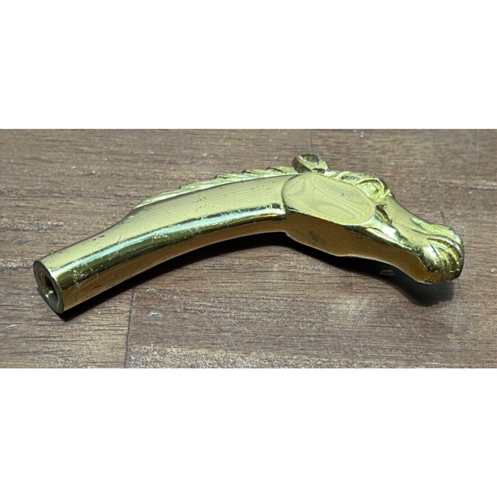 VTG Solid Brass Horse Head Cane Handle Fireplace Tool Topper Finial - Etsy