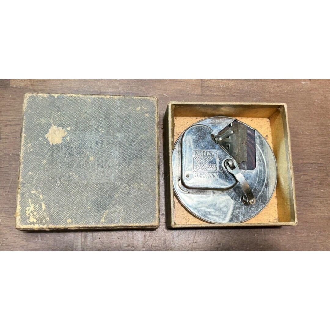 Vintage Kriss Kross Stropper Razor Blade Sharpener W/ Original Box - Etsy