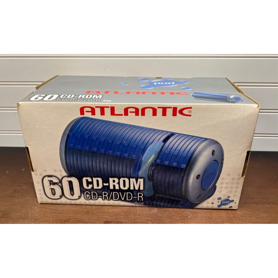 New Old Stock CD Holder Organizer Storage Pod by Atlantic Holds 60 ...