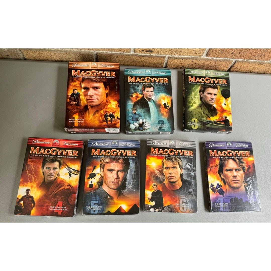 Macgyver 1985 T.V. Series DVD Box Sets Lot Seasons 1-7 5 Sets Still ...