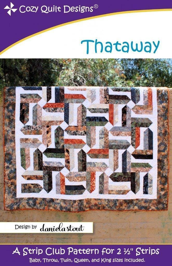 Thataway Pattern A Strip Club Pattern for 2 1/2 Strips | Etsy