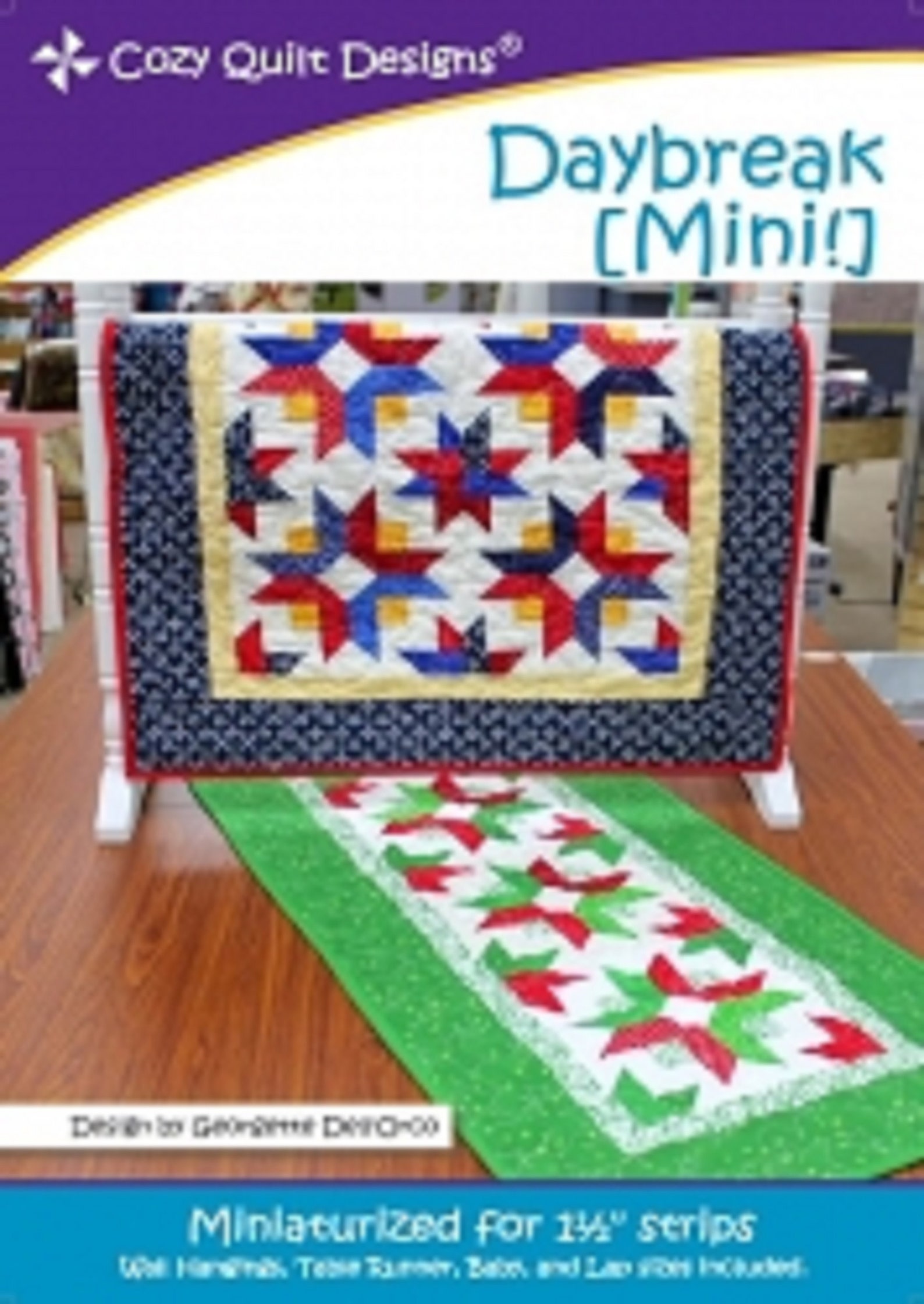 Daybreak mini Quilt Pattern by Cozy Quilt Designs | Etsy