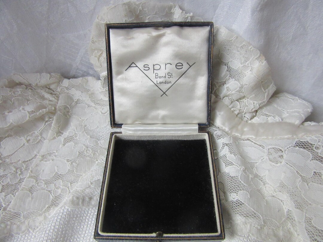 Authentic ASPREY Bond Street London Jewellery Box, Jewel Box, Empty ...