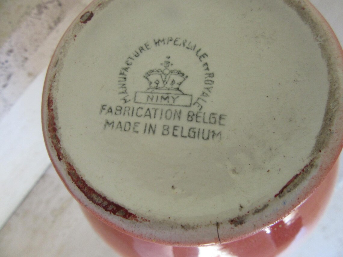 Sale : NIMY Belgian Art Deco Vase Signed MANUFACTURE IMPERIALE Et ...
