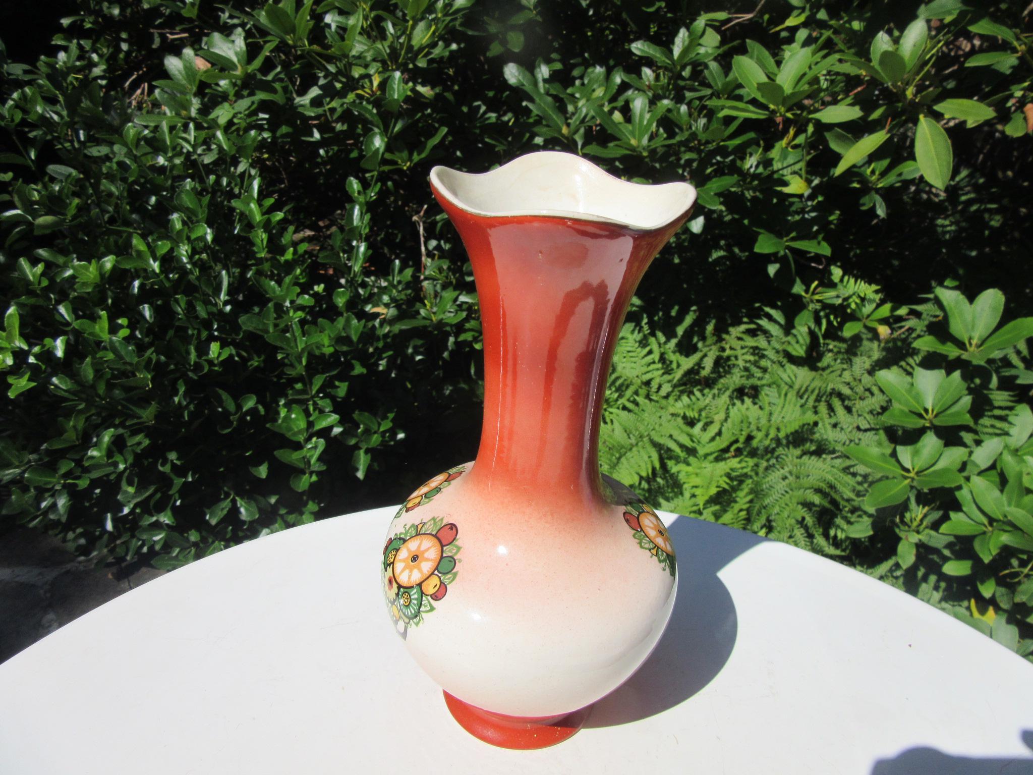 Sale : NIMY Belgian Art Deco Vase Signed MANUFACTURE IMPERIALE Et ...