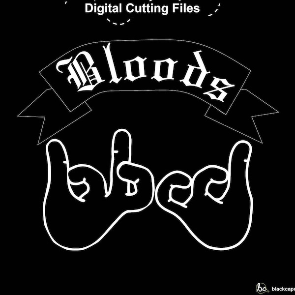 Blood Gang Svg - Etsy