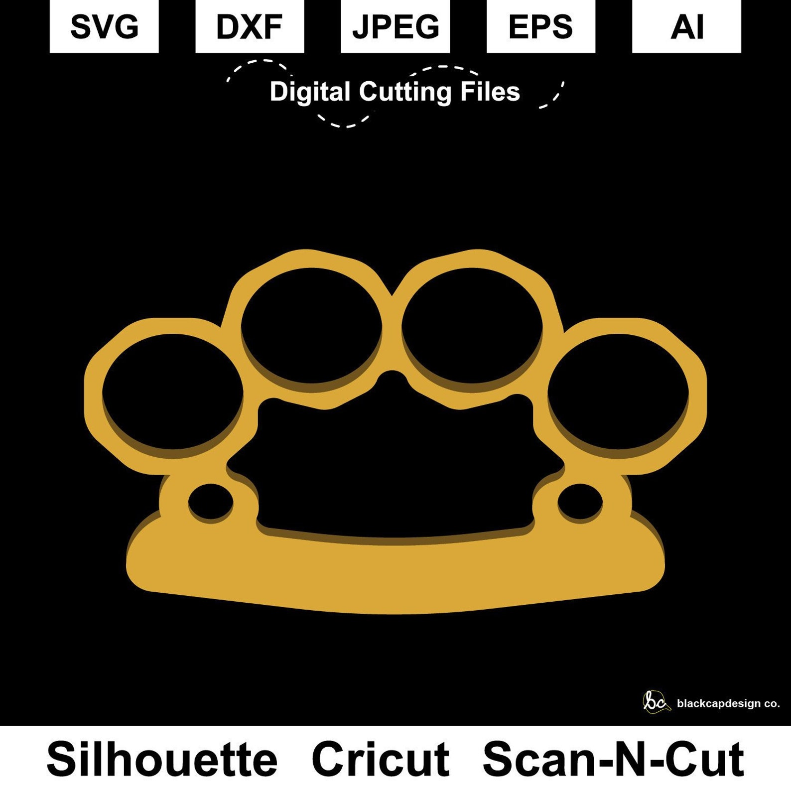 Brass Knuckles SVG Clipart - Etsy