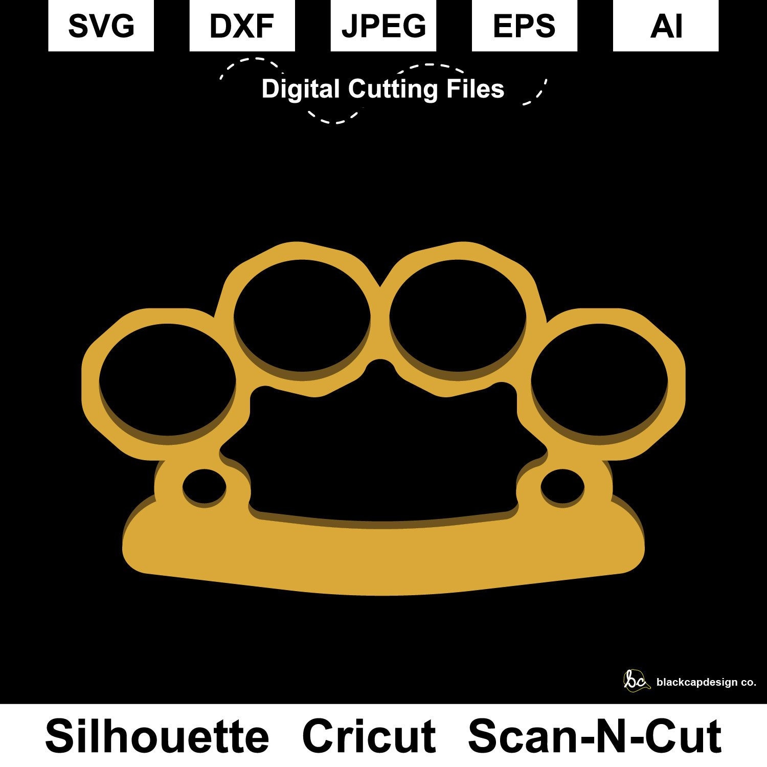 Brass Knuckles SVG Clipart - Etsy Finland