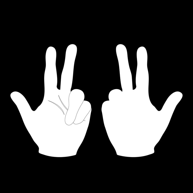 Three Finger Salute - Serb Salute SVG - Etsy