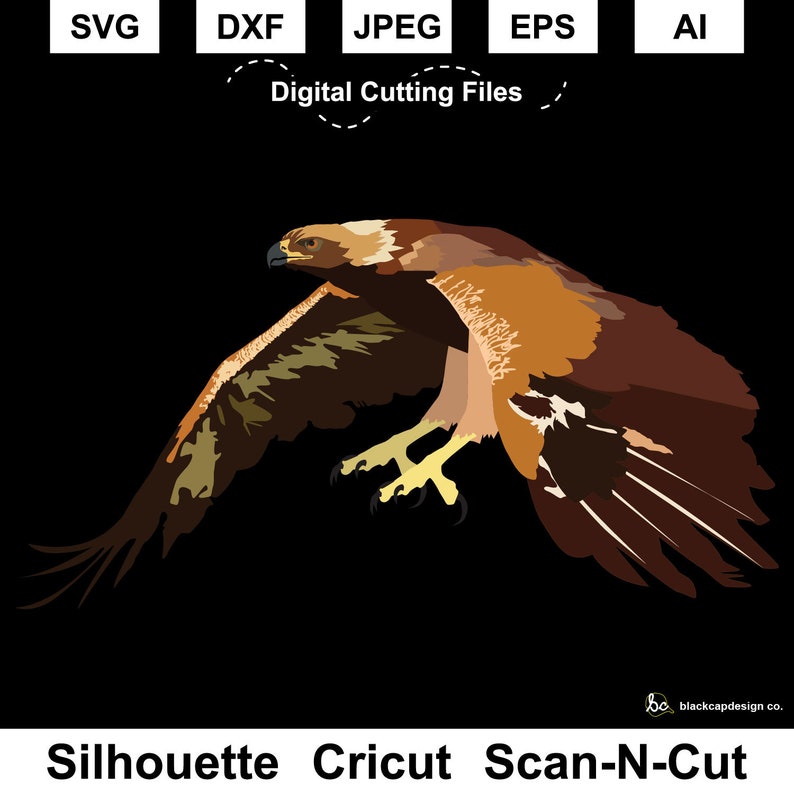 Hawk SVG Cut File - Etsy