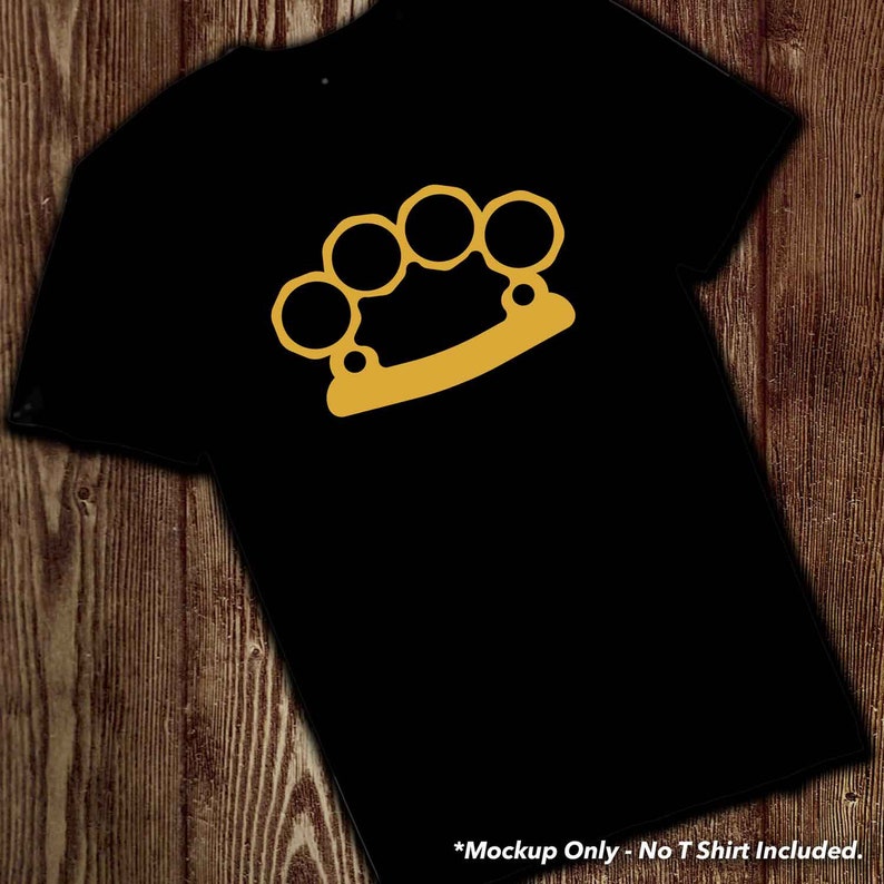 Brass Knuckles SVG Clipart - Etsy