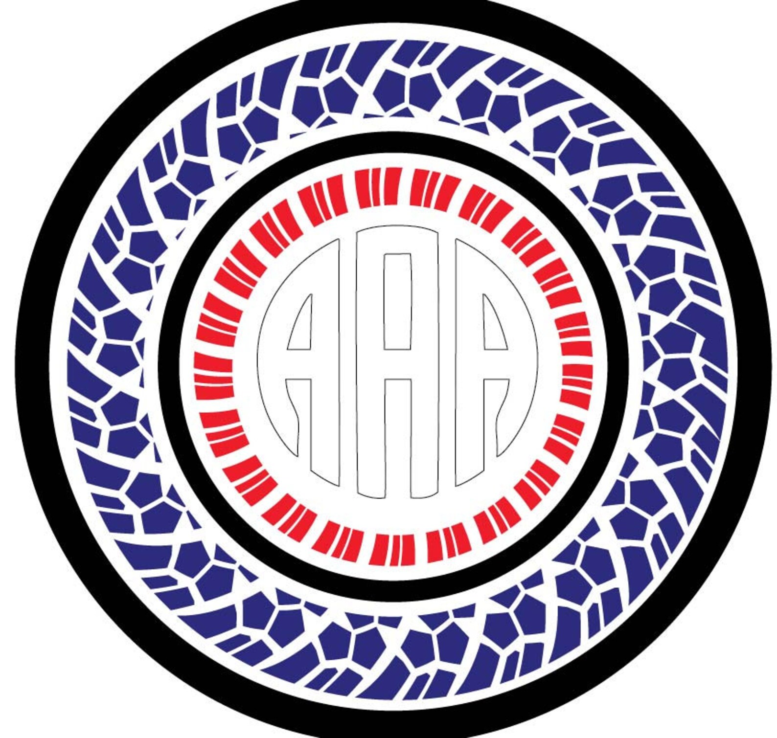 Tire Tread Border SVG Cut File - Etsy