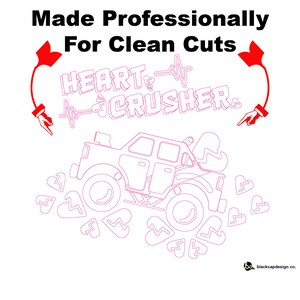 Monster Trucks Cut File - Etsy