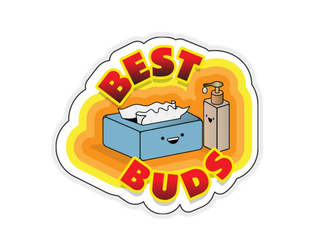 Best Buds, Kawaii Punny Sticker, Adult Humor Illustration, NSFW Funny ...