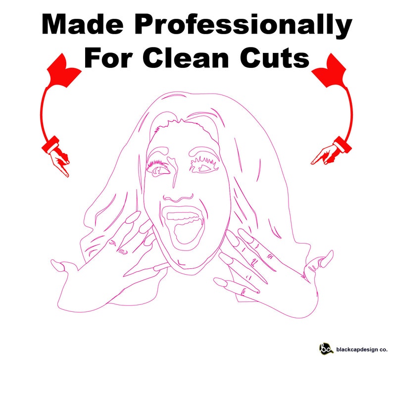 Cardi B SVG Cut File - Etsy