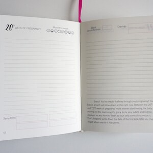 Pregnancy Diary Linen Pregnancy Journal Mama's Notebook Baby Journal ...