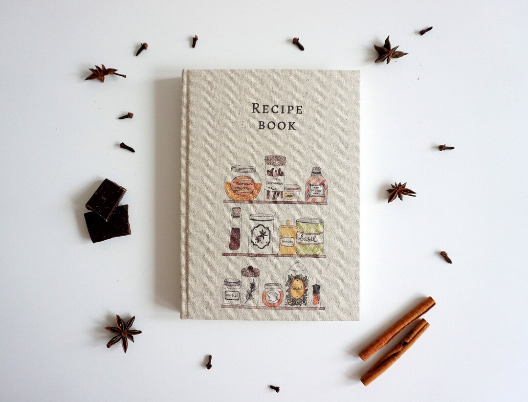 Recipe Book Handmade Cookbook Mother Cooking Notebook A5 Handmade ...