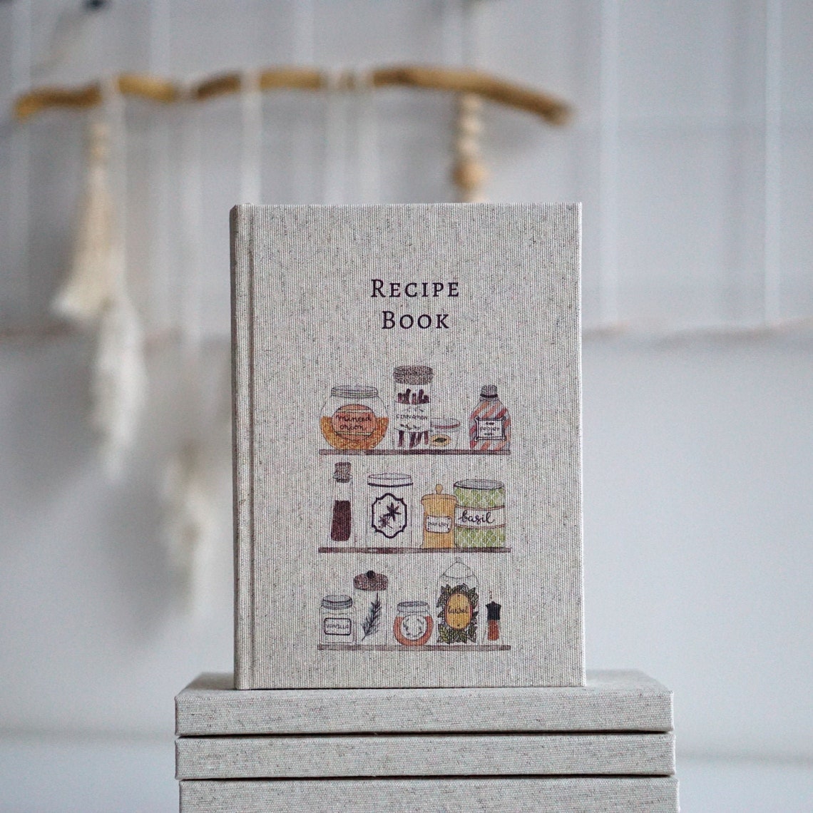 Recipe Book Handmade Cookbook Mother Cooking Notebook | Etsy