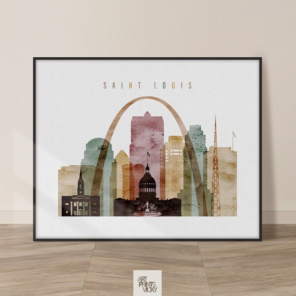 St Louis Poster - Etsy