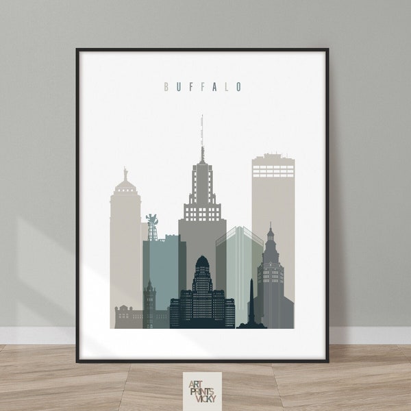 Buffalo Print - Etsy