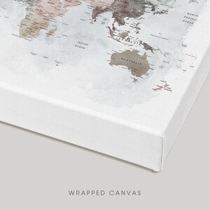 World Map 3 Piece Wall Art Prints, Map of the World Poster Set ...
