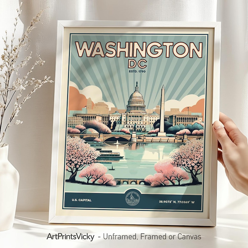 Washington Dc Poster - Etsy
