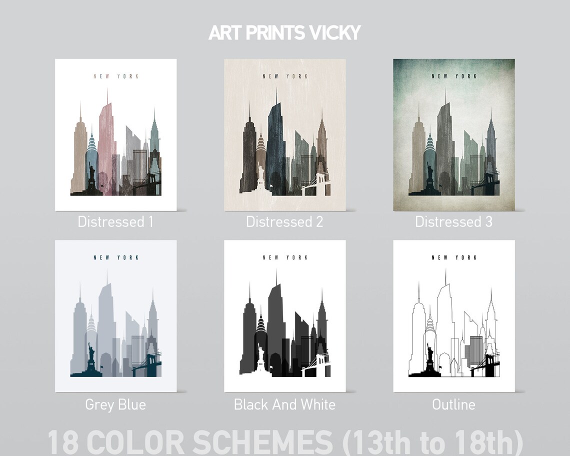 Chicago Print Chicago Art Chicago Skyline Poster Wall Art - Etsy