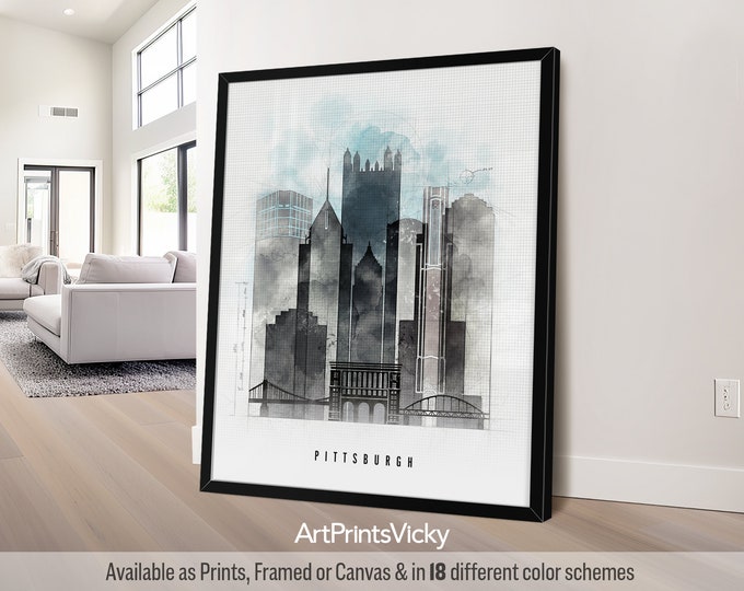 Pittsburgh Three Rivers Printable Map, Three Rivers Map, Three Rivers ...