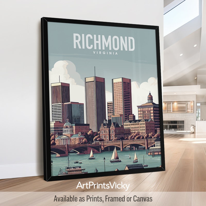 Richmond Poster - Etsy