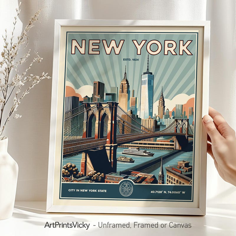 New York Poster - Etsy