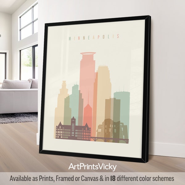 Minneapolis Poster - Etsy