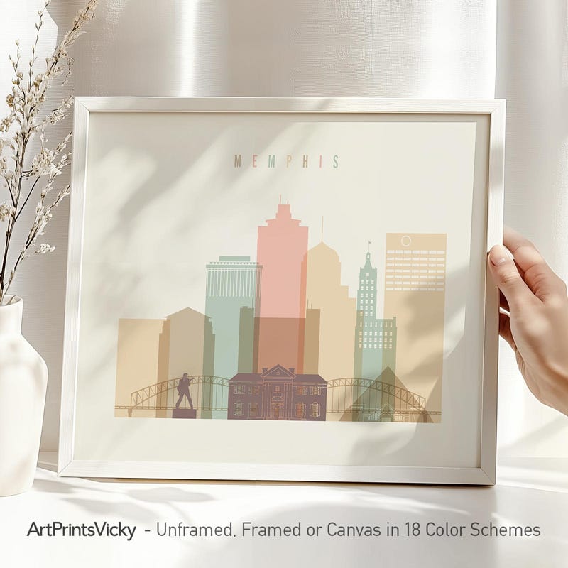 Memphis Print - Etsy