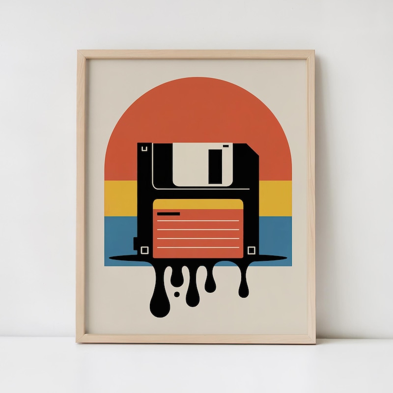 Floppy Disk Art - Etsy