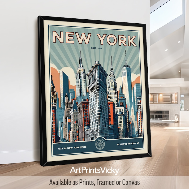 New York Poster - Etsy
